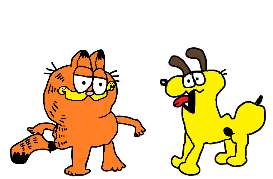 Garfield And Odie By Ajthebusguy On Deviantart