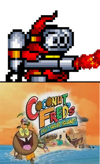 Plok Burns Coconut Freds Fruit Salad Island By Ajthebusguy On Deviantart