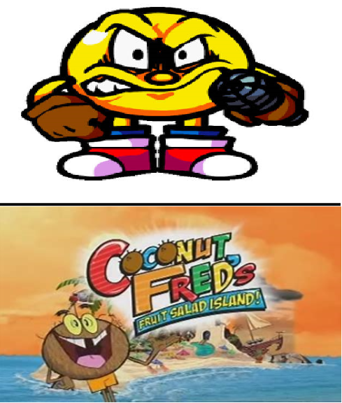 Pac Man Hates Coconut Freds Fruit Salad Island By Ajthebusguy On Deviantart