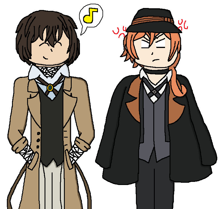 Cgat Dazai And Chuuya By Angelthewingedcat On Deviantart