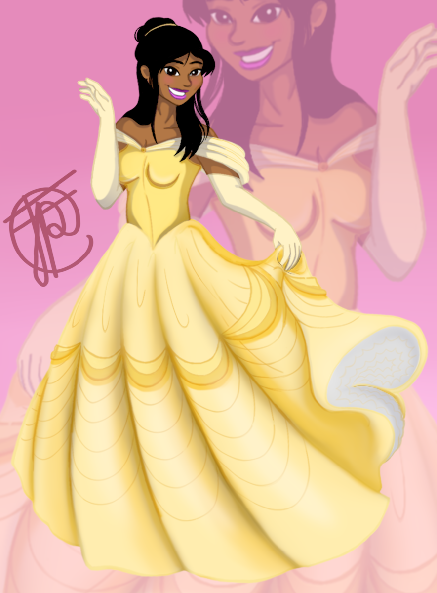 Disney Pin Up Belle Inspiration By Fluffypuffy Penguin On Deviantart