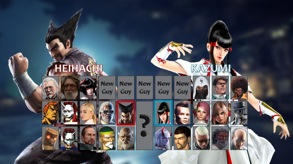 Tekken Zero - Character Select Concept by Hazgibbon on DeviantArt Tekken Zero - Character Select Concept by Hazgibbon on DeviantArt