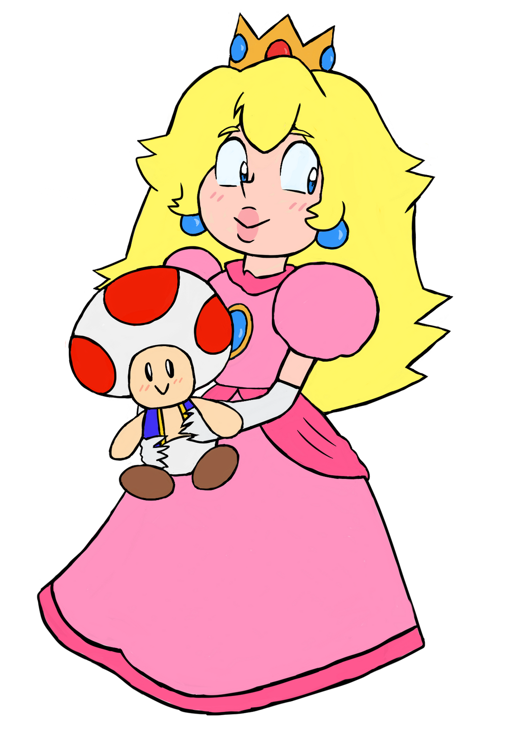Princess Toadstool By Rhyanabbott On Deviantart