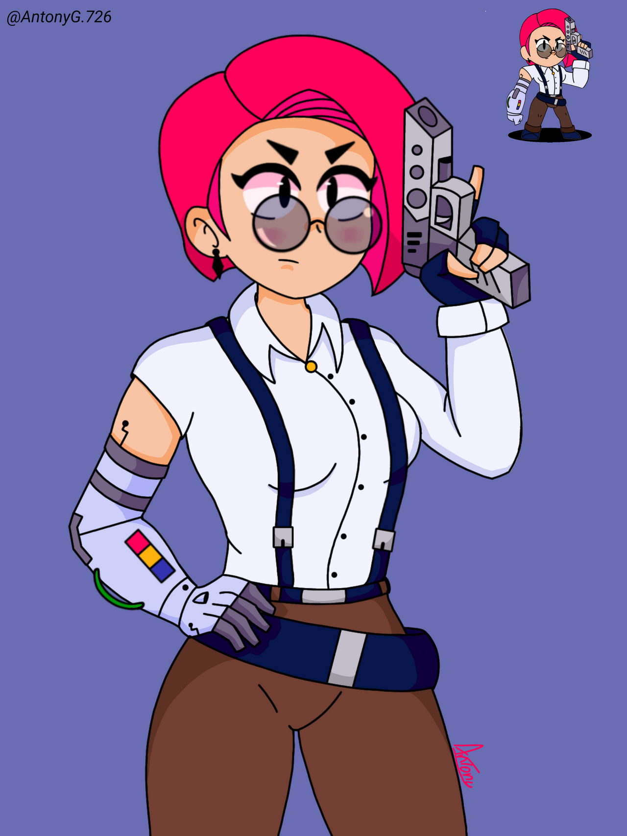 Brawl Stars Agente Wattson By Antonyg726 On Deviantart