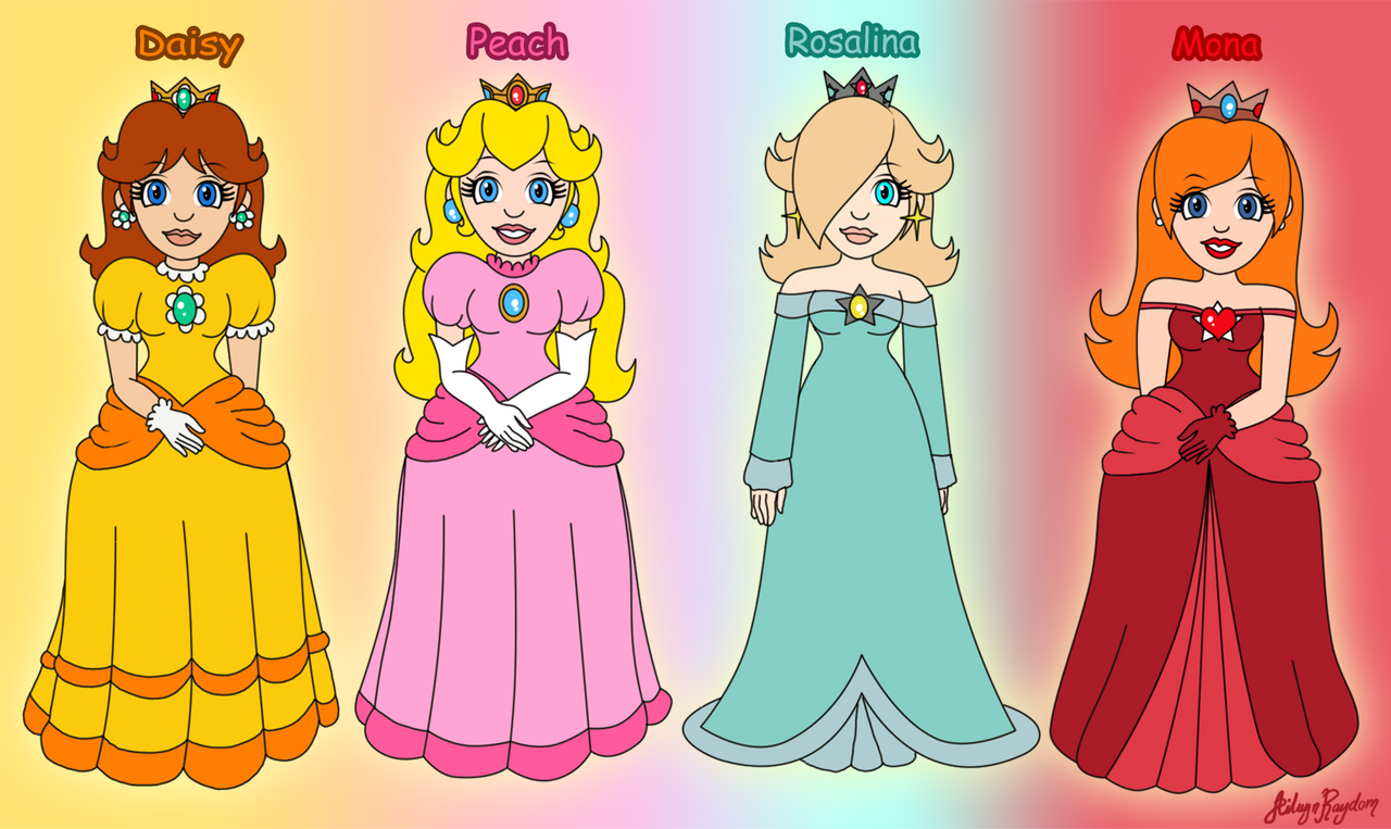Mario Princesses By Anniethegreenkitty On Deviantart