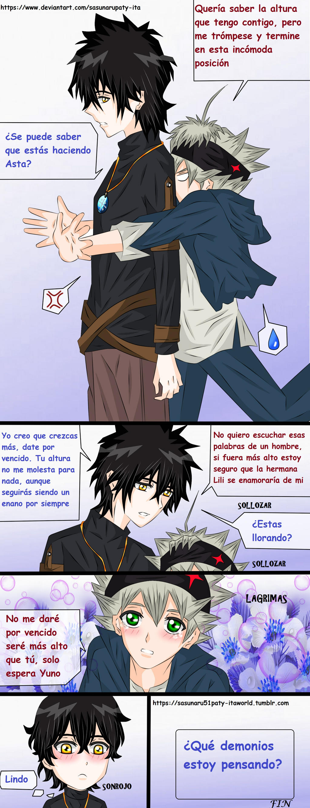 Black Clover Yuno X Asta Comic By Sasunarupaty Ita On Deviantart