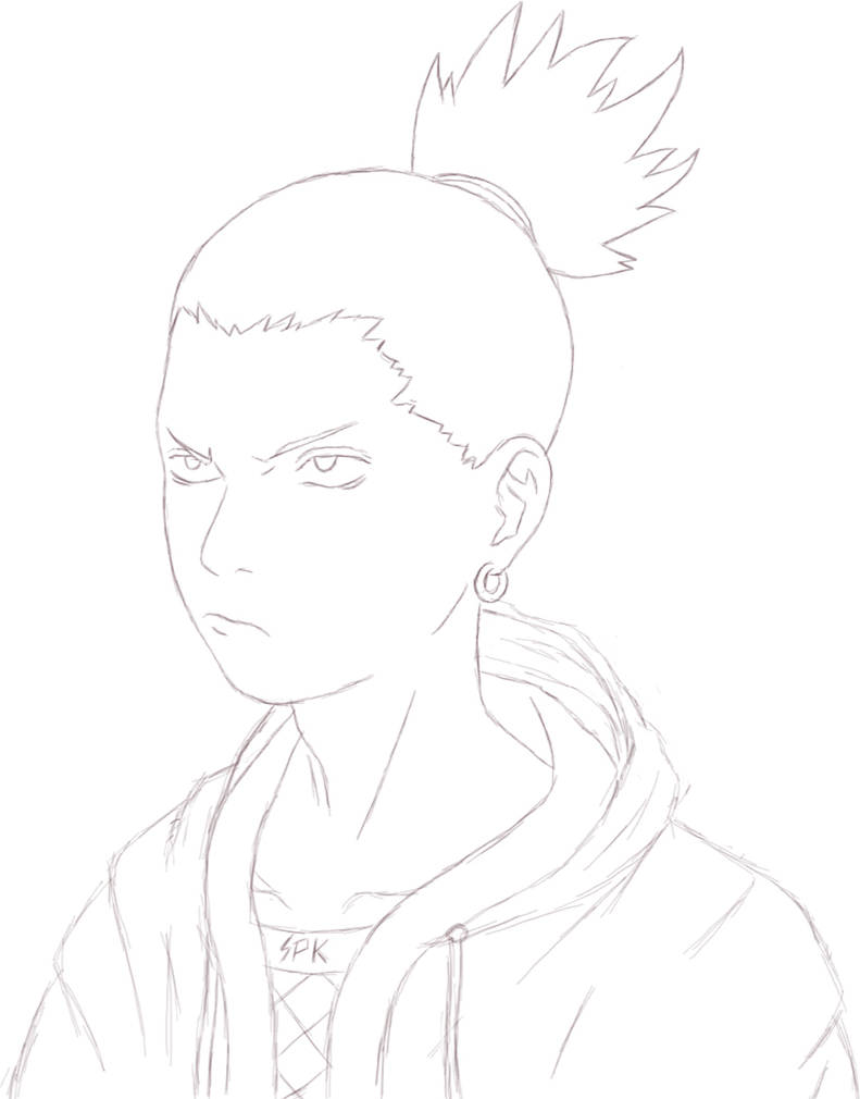 Shikamaru Sketch by Spyke18 on DeviantArt