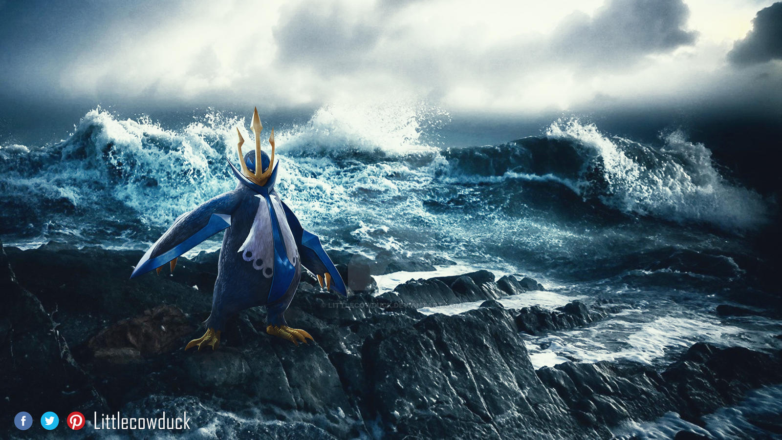 Empoleon Wallpaper By Littlecowduck On Deviantart