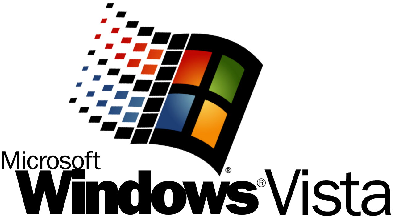 Microsoft Windows Vista logo - 1990's style by MalekMasoud Microsoft Windows Vista logo - 1990's style by MalekMasoud