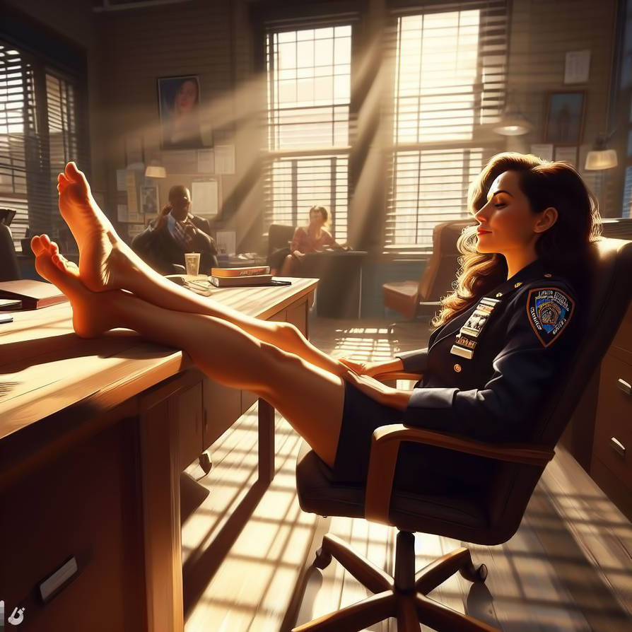 Police Woman Feet Ai By Zombario On Deviantart