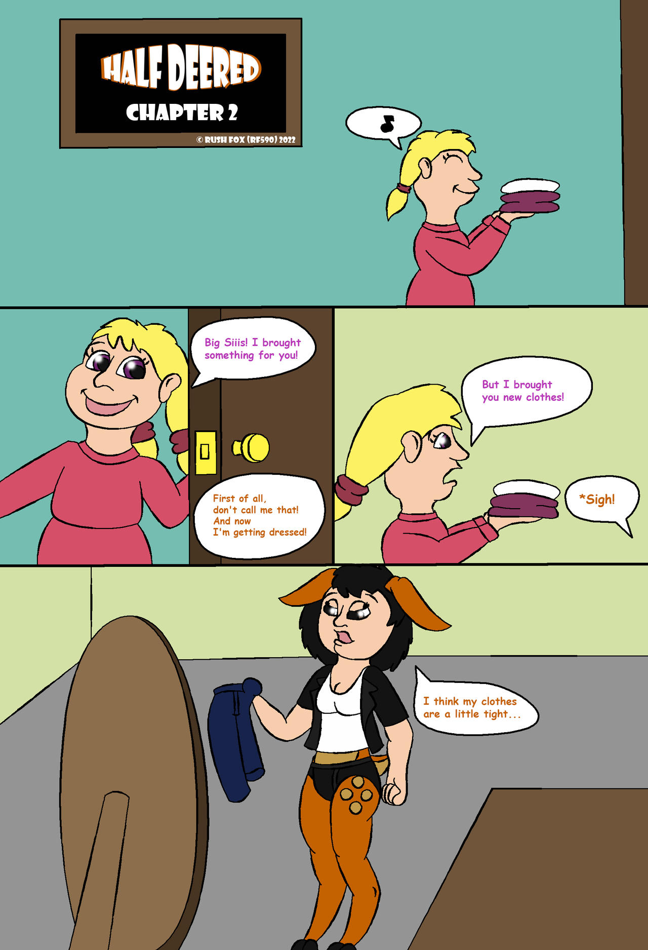 Half Deered Ch 2 Pg 1 By Rushfox590 On Deviantart
