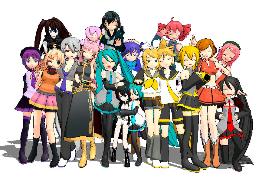 Vocaloid Goup Pic Mmd By Blitzkreg Trixie On Deviantart