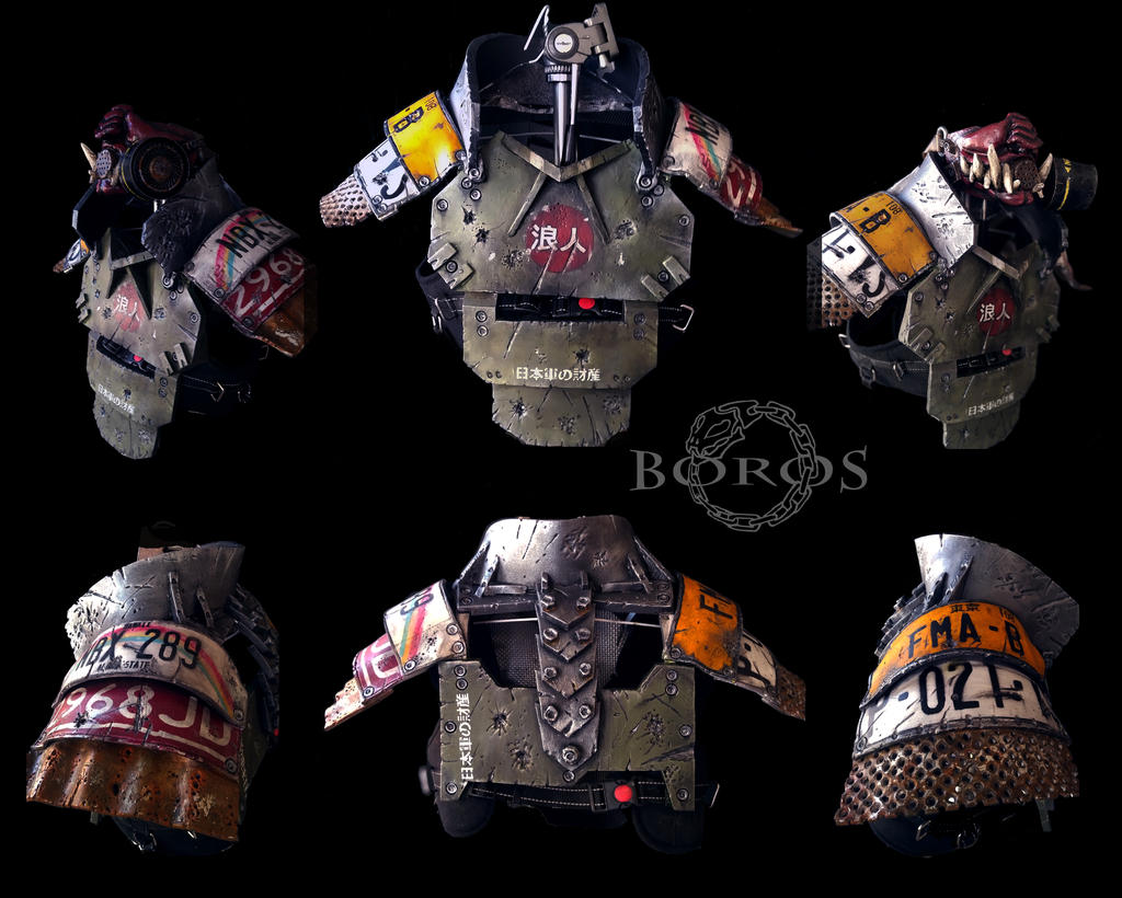Post Apocalyptic Scrap Armor By Borosprops On Deviantart