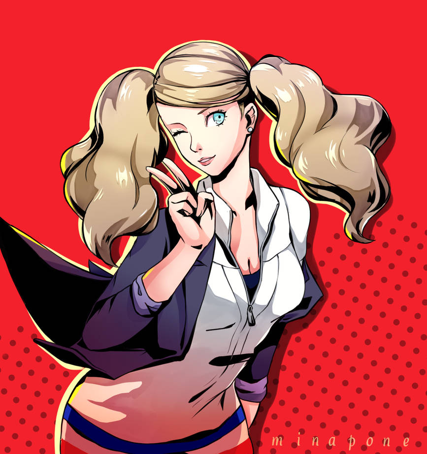 Fanart Ann Takamaki By Minapone On Deviantart