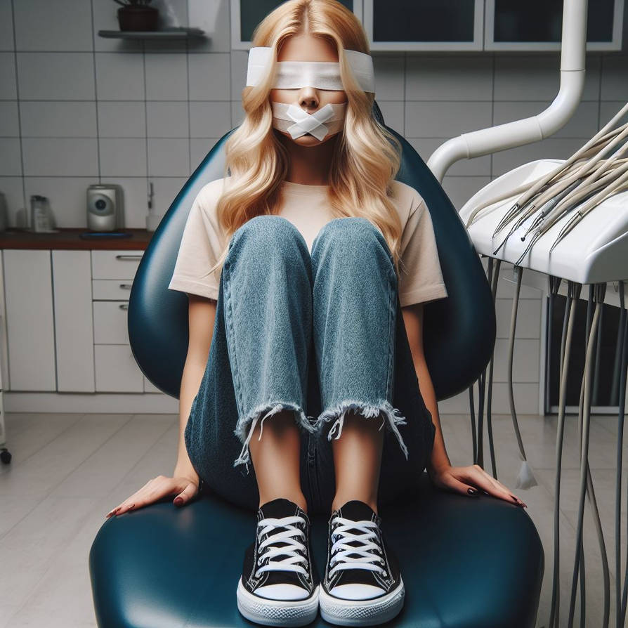 Blindfolded And Gagged Girl By Aibondagegags On Deviantart