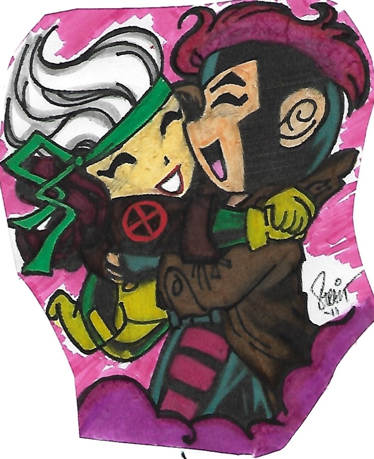 Chibi Rogue And Gambit By Animemookie On Deviantart