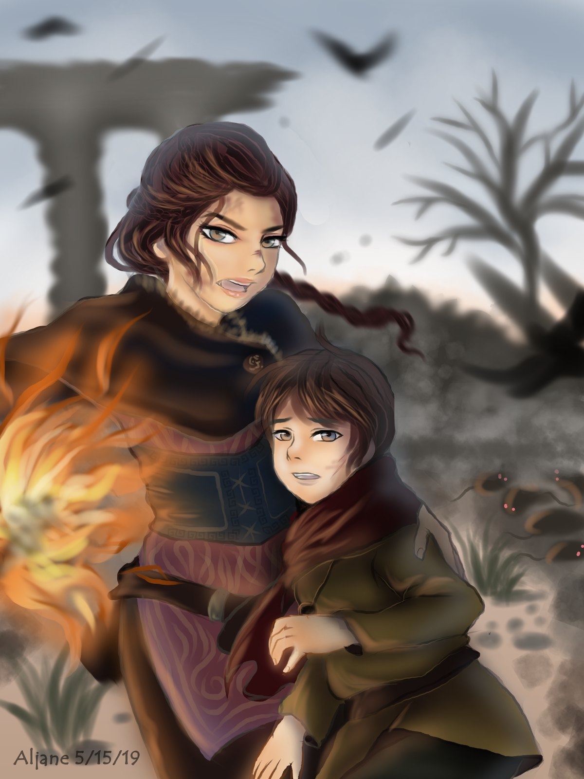 Amicia And Hugo A Plague Tale Innocence By Blackqueen10 On Deviantart