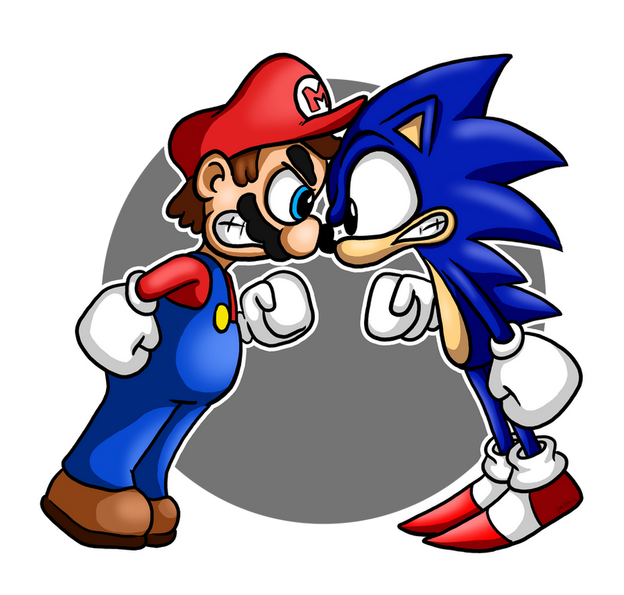 Mario Vs Sonic By Zones Productions On Deviantart