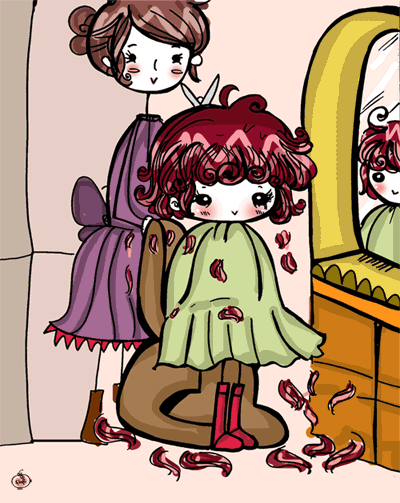 Cutting My Hair By Flayravenz On Deviantart