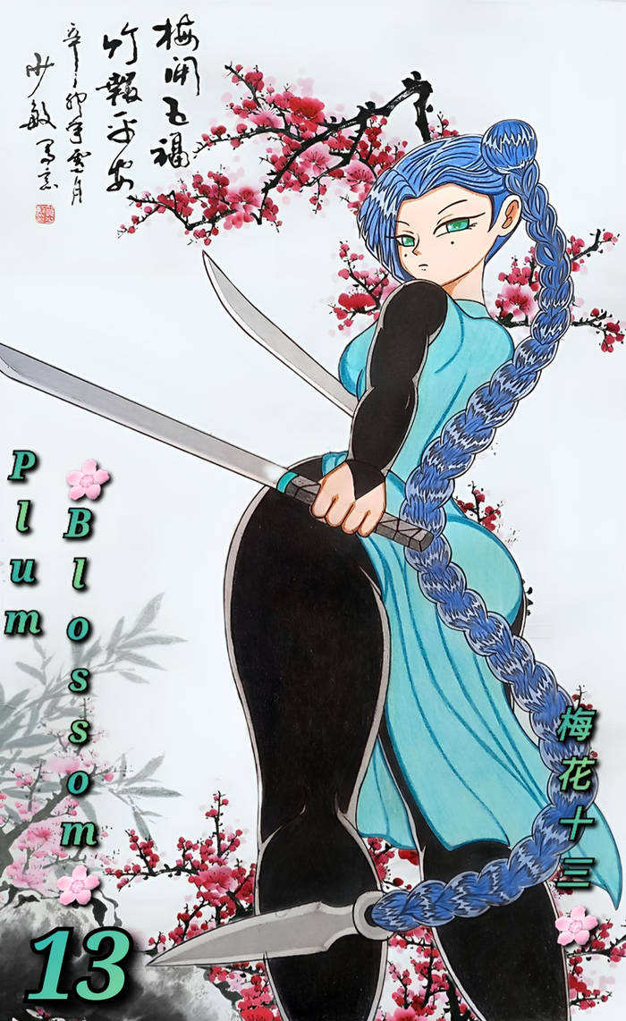 Ms Plum Blossom Scissor Seven By Redgemini26 On Deviantart