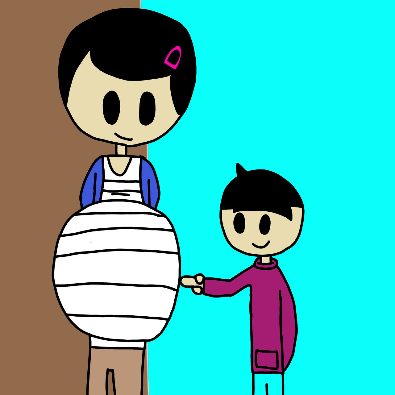 Walking With Pregnant Katie By Lonoisjusthere On Deviantart