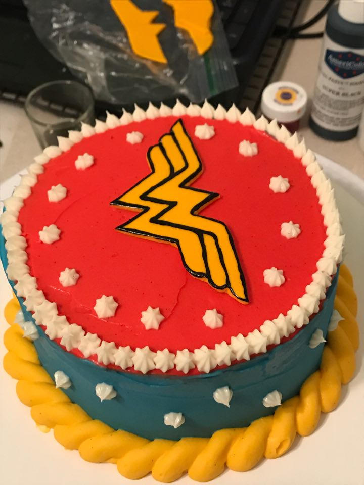 Wonder Woman Smash Cake By Treyalynn On Deviantart