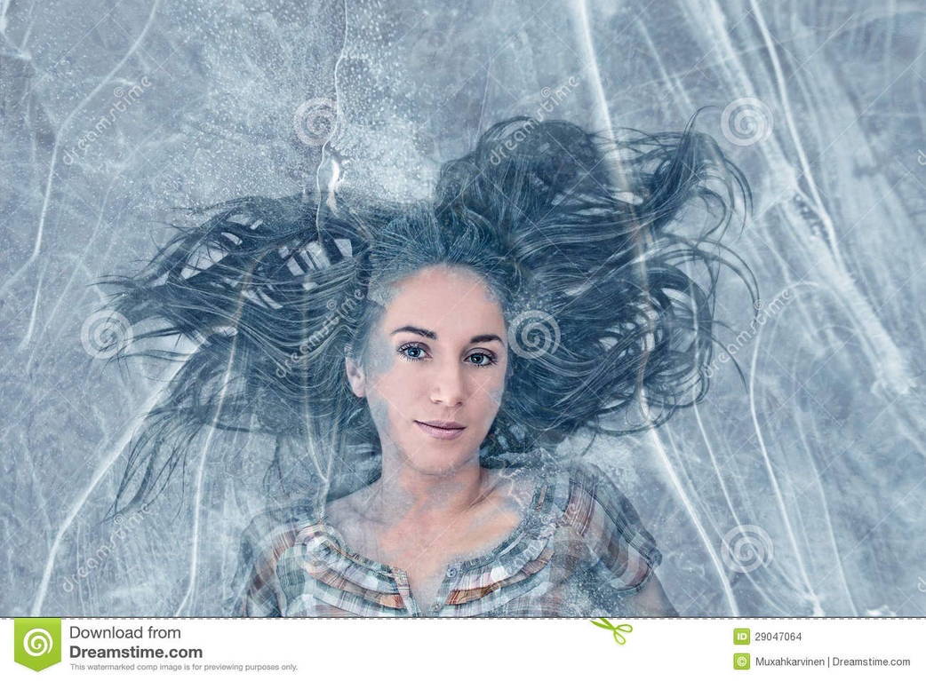 Girl Frozen In Ice By Letty008 On Deviantart