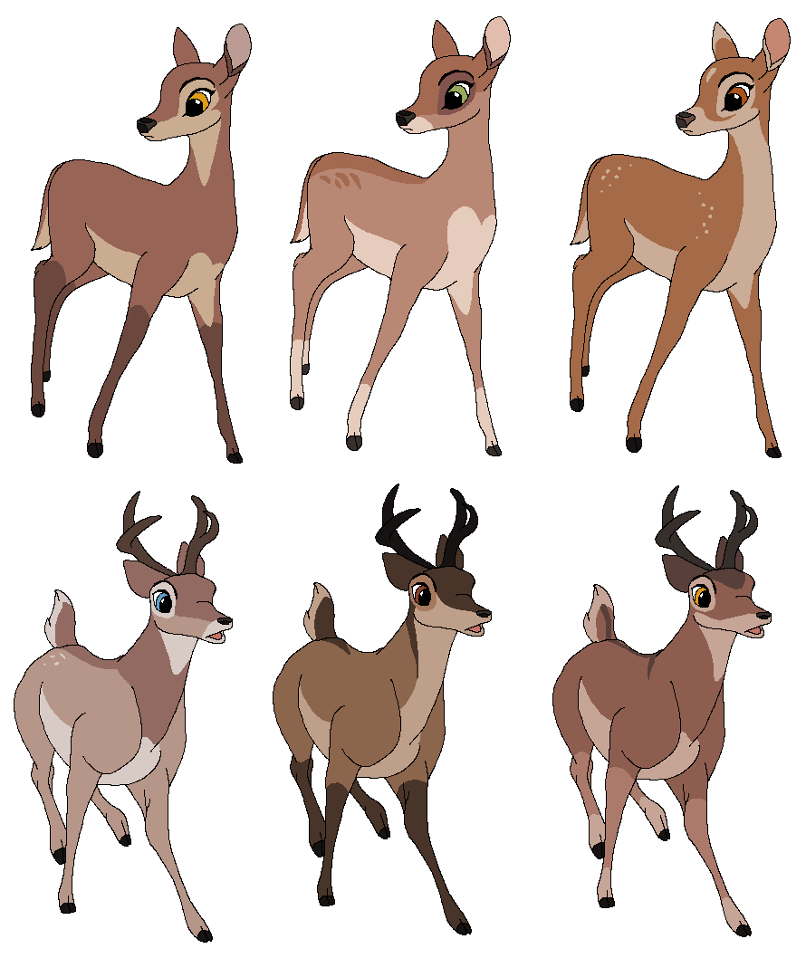 Bambi Deer Adoptables Closed By Tbadopts On Deviantart