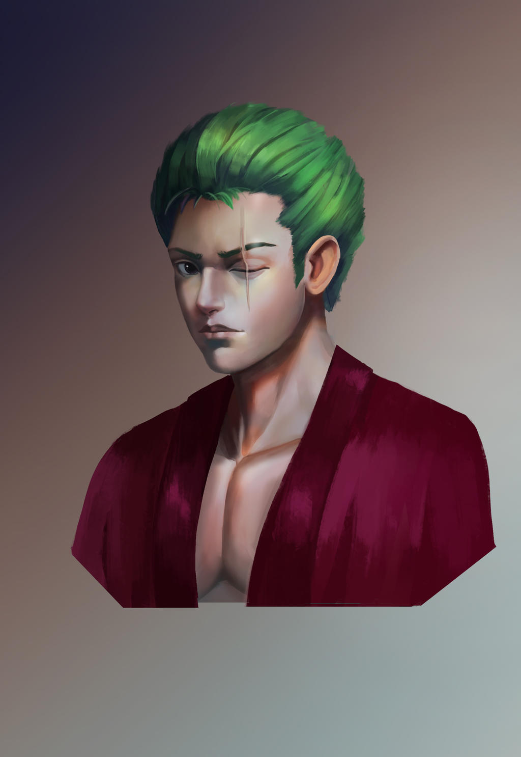 Zoro Fan Art By Tronniel On Deviantart