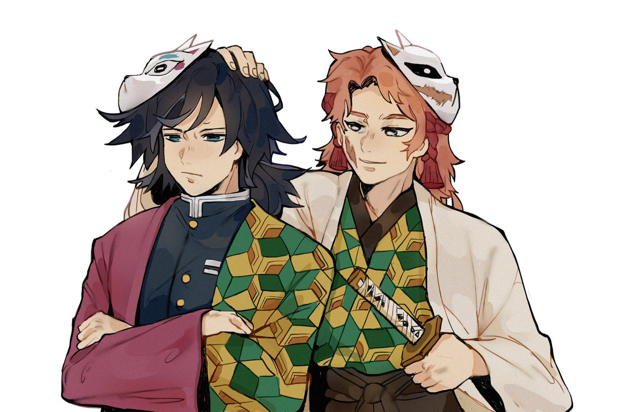 Giyu N Sabito Fanart By Hellozek On Deviantart