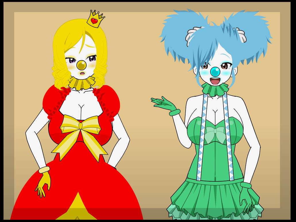 Magic Mirror Kobi And Elena Clowning Arounds By Tfgame Loueecchi On