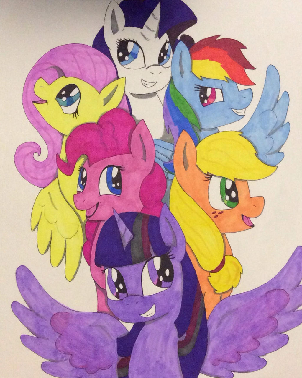 Mlp Mane 6 By Scratchdixie On Deviantart