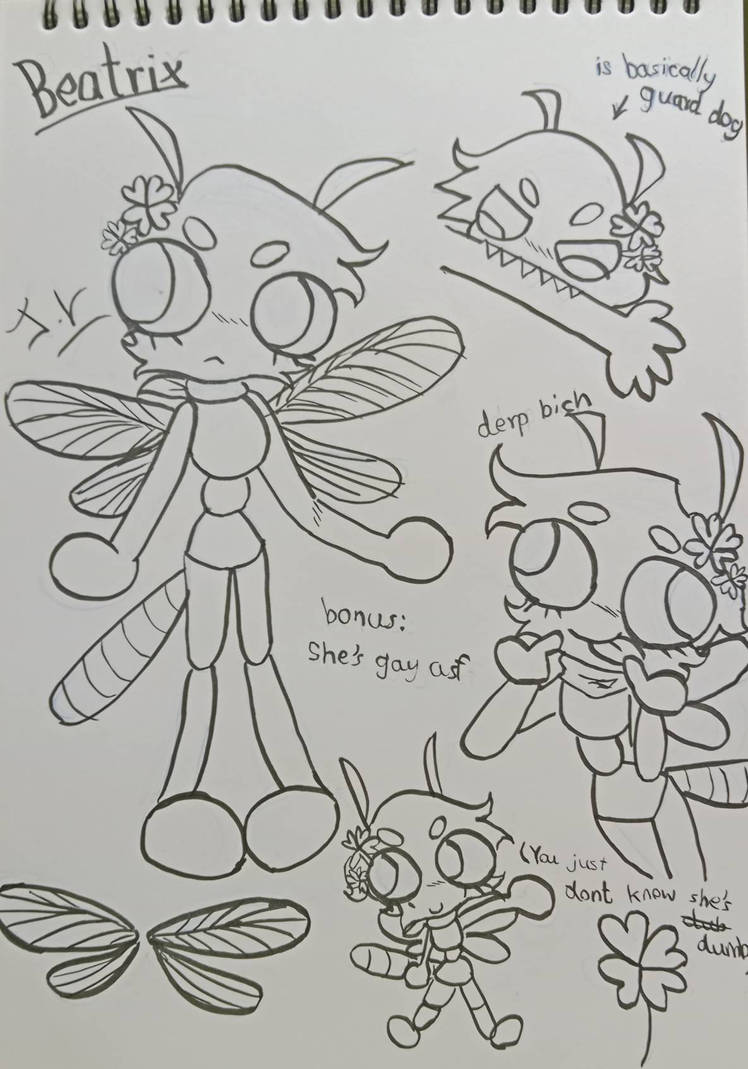 Bugbo Oc Beatrix The Dragonfly Lazy By Juliuslavenderblues On Deviantart