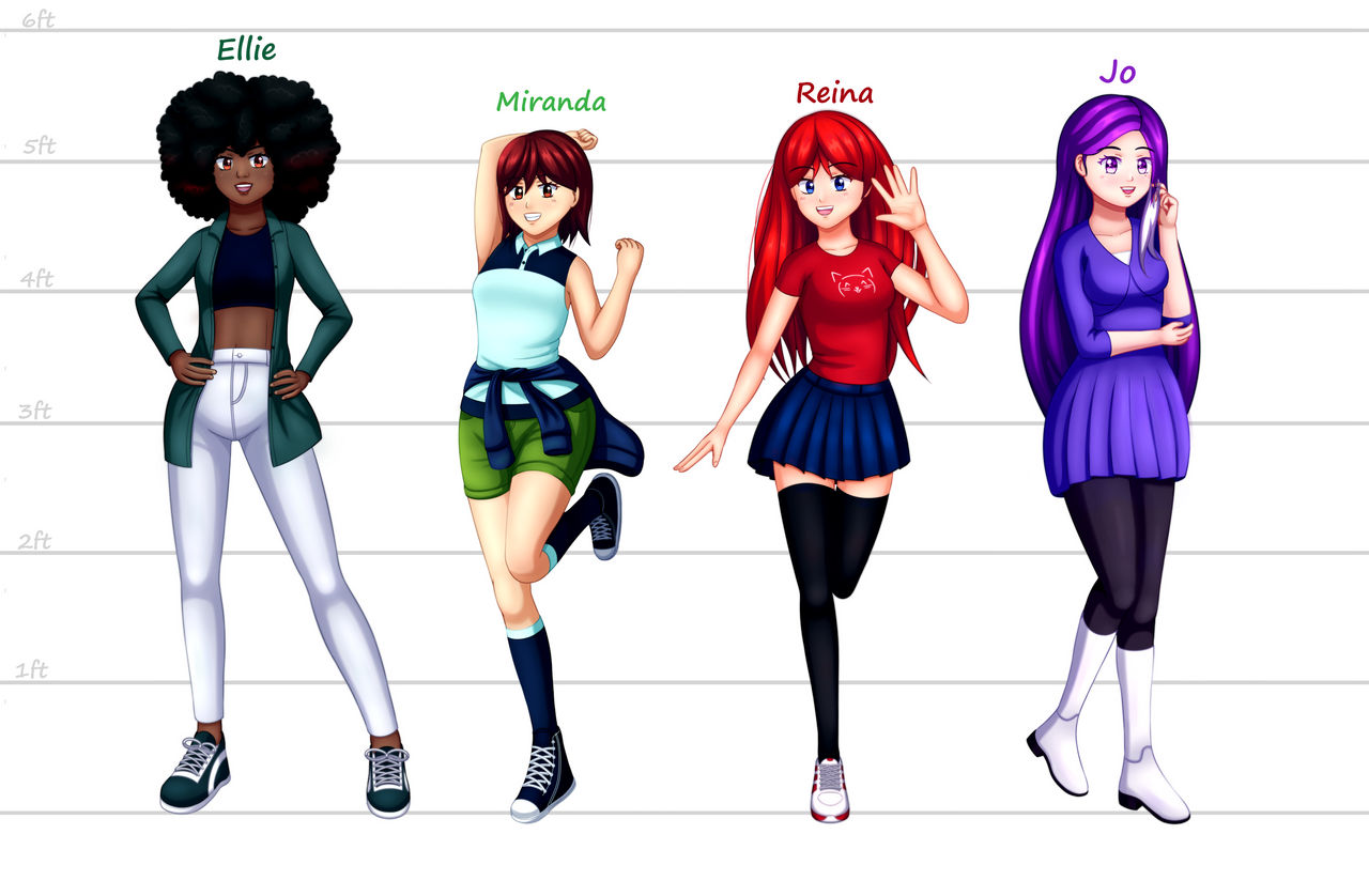 Female Original Character Height Chart by TobiShunziArts on DeviantArt Female Original Character Height Chart by TobiShunziArts on DeviantArt