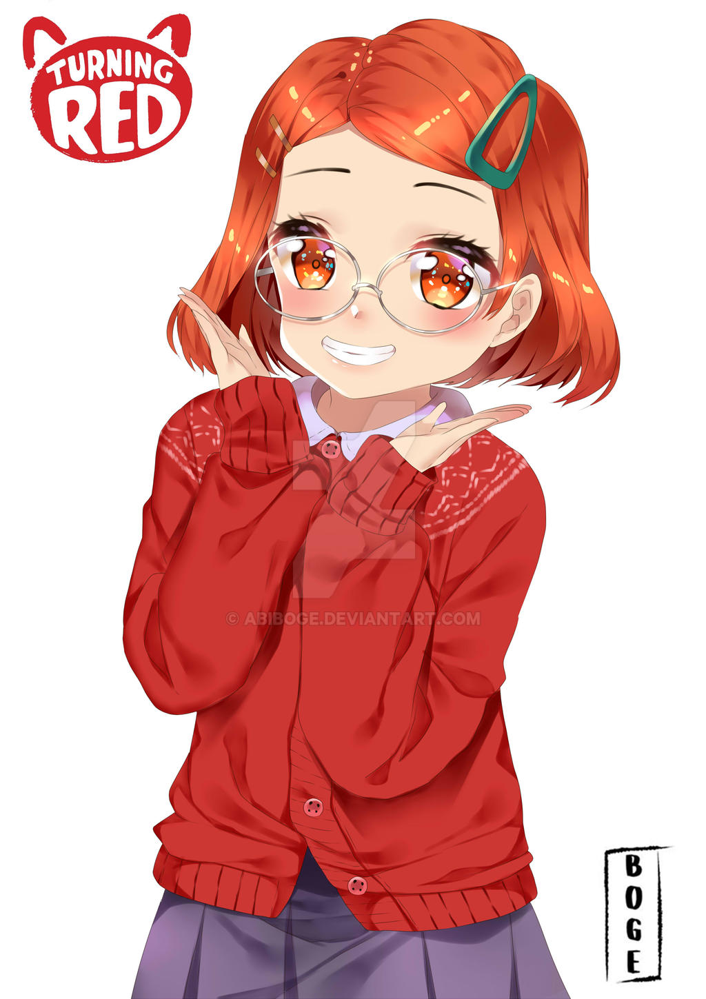 Mei Lee Turning Red By Abiboge On Deviantart