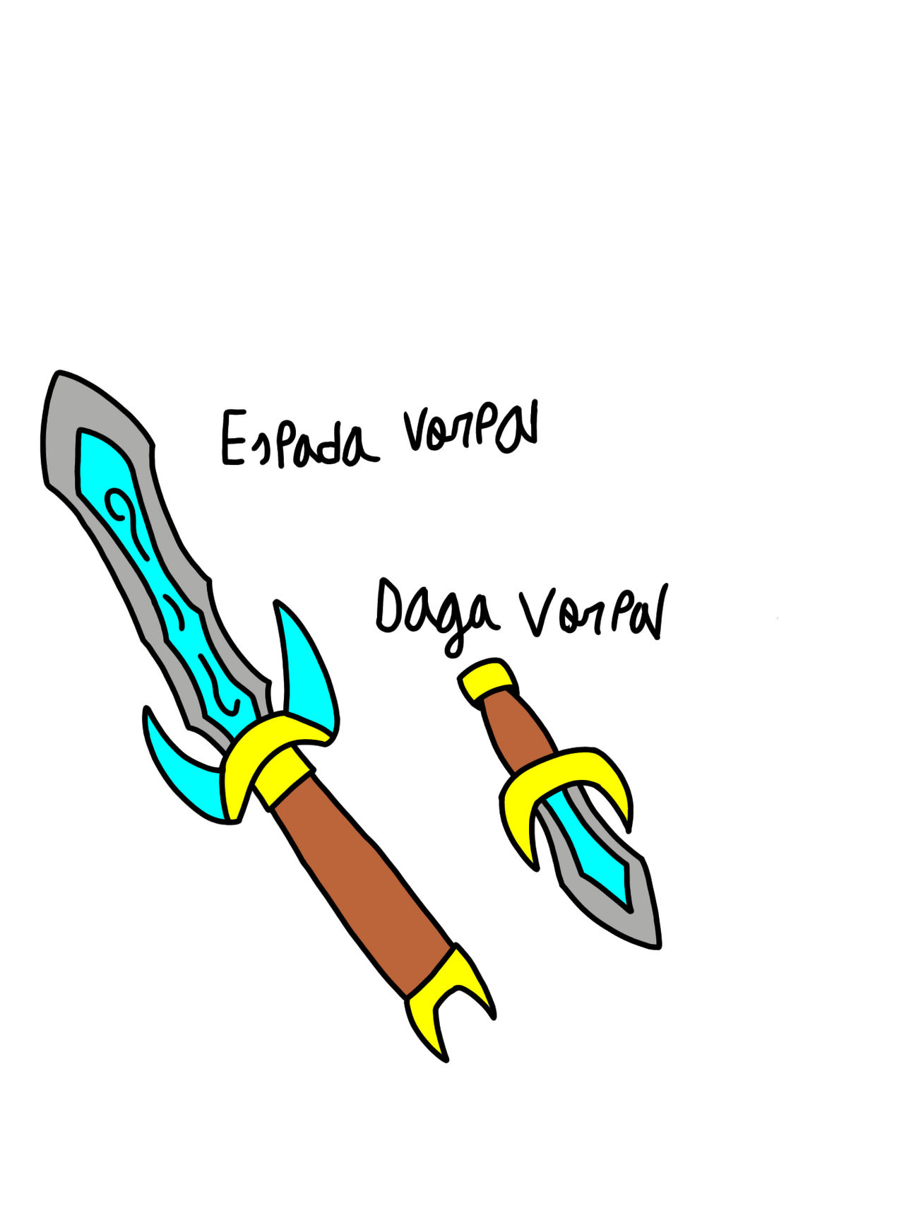 Espada Y Daga Vorpales By Igresproductions On Deviantart