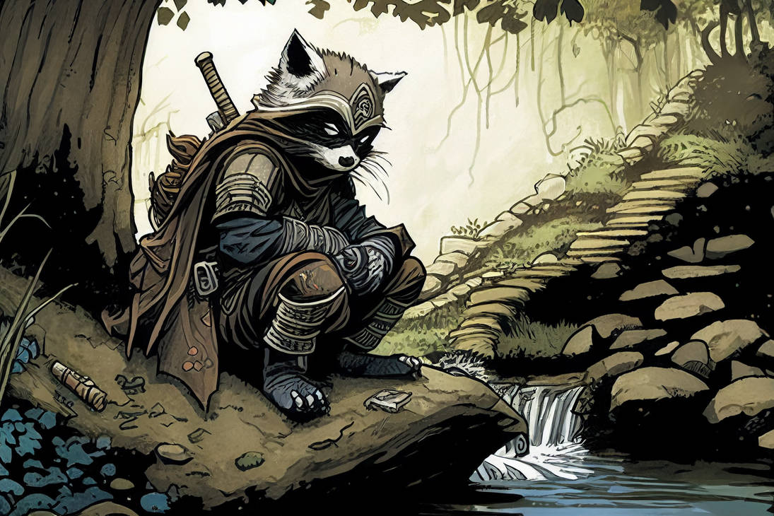 Ninja Racoon 05 By Darkwhite2981 On Deviantart