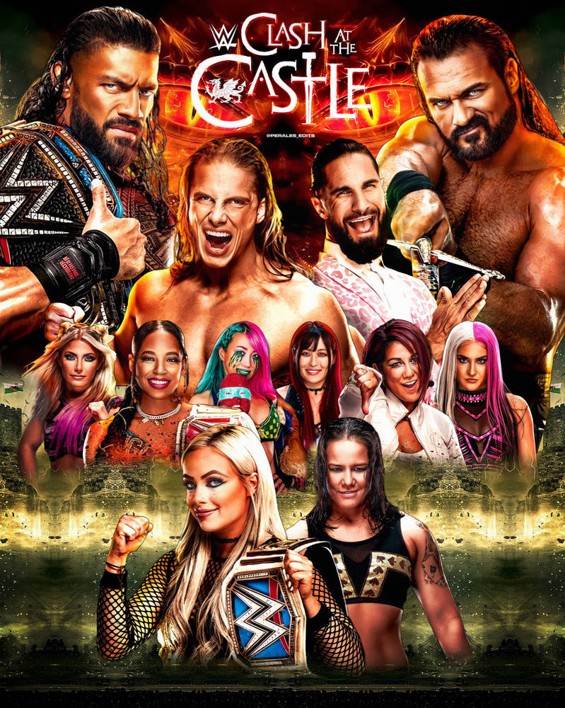 Wwe Clash At The Castle 2022 Poster By Peraleswwe On Deviantart