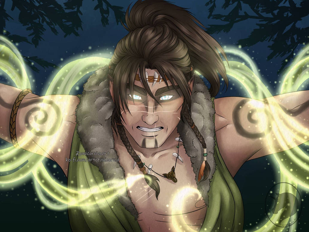 Druid Of The Wild Soul By Unicornia Art On Deviantart