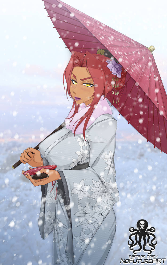 Ingrid From Makai Kishi Ingrid In Kimono By Nfuture On Deviantart