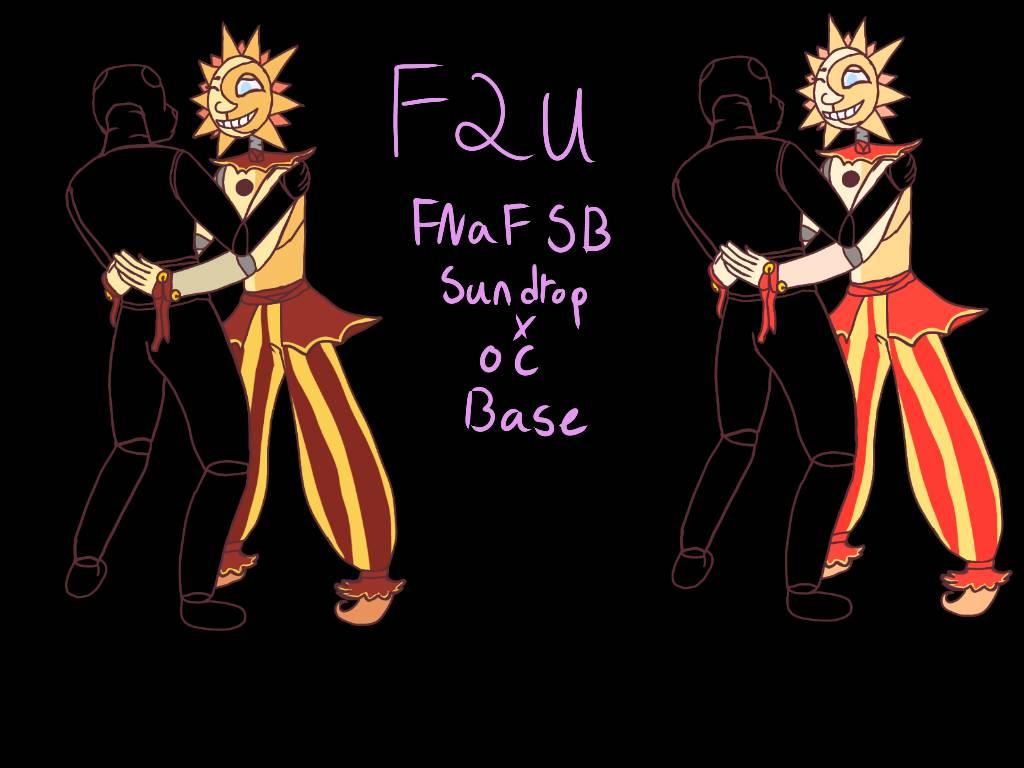Sundrop X Oc Base F2u By Jacksonandkori On Deviantart