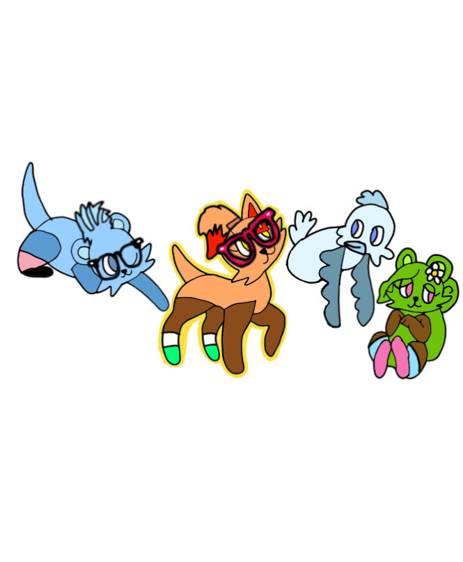 Kivi And The Elemental Friends As Furries By Keyziathana2009 On Deviantart