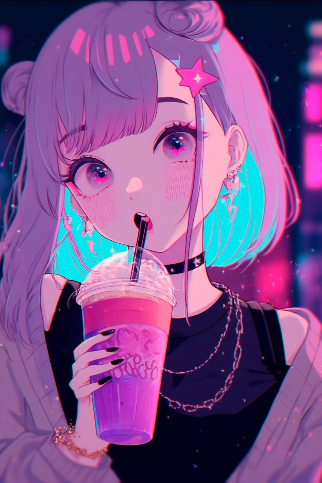 Girl Drinking Milkshake By Patytheimp On Deviantart