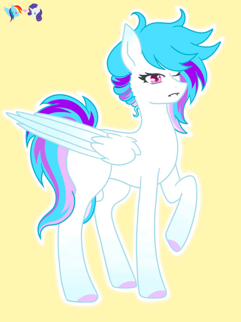 Paradise Sky Rainbow Dash X Rarity By Ocean Drop On Deviantart