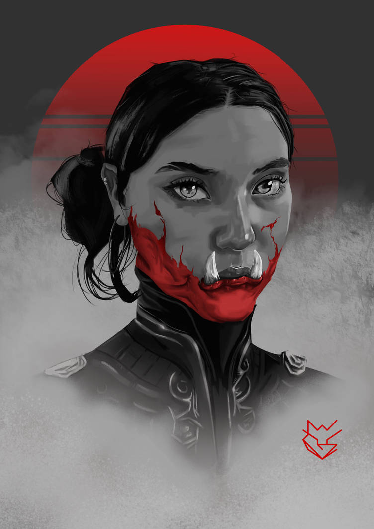 Oni Girl By Blackwolfgod On Deviantart