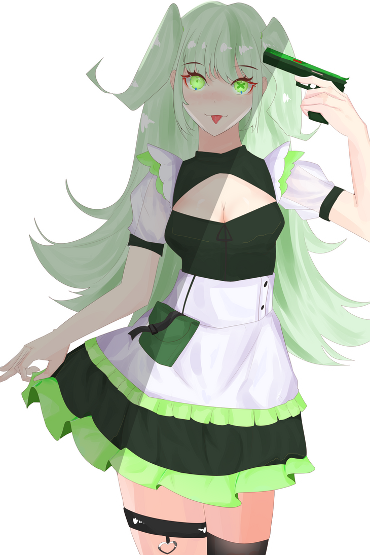 Green Maid By Muffsp On Deviantart