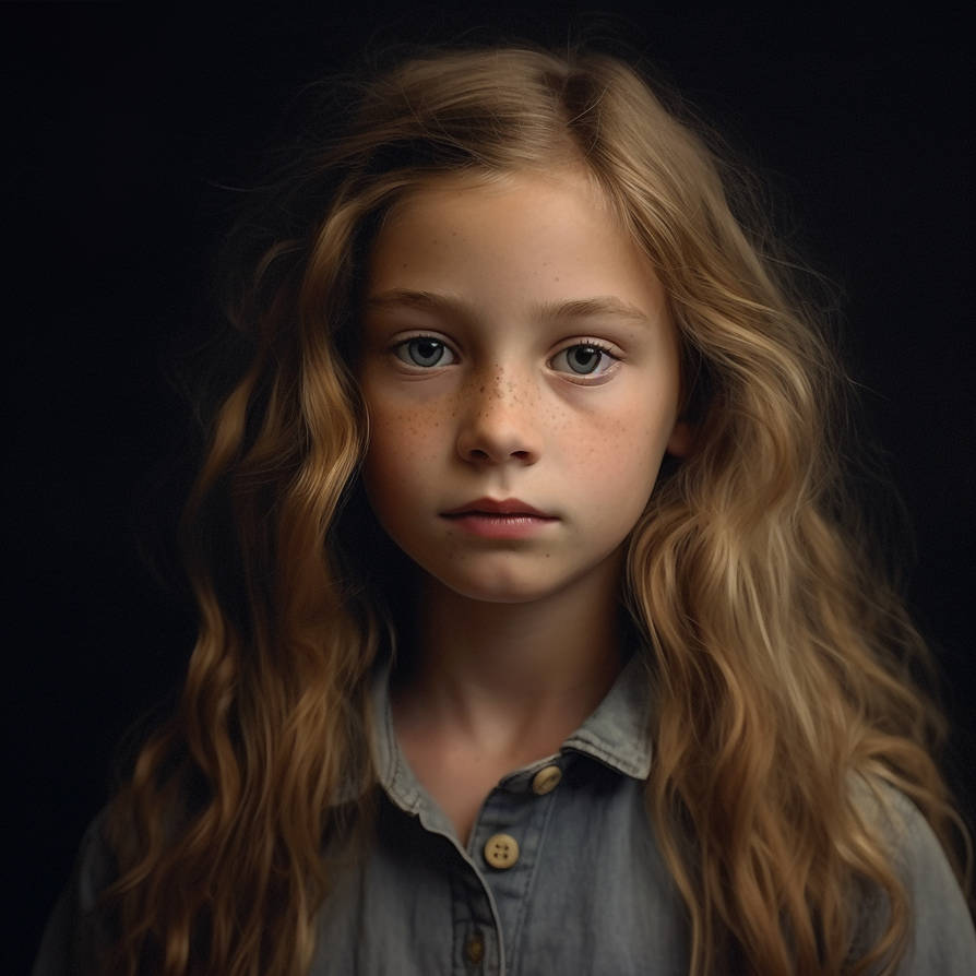 Portrait Of An 10 Year Old Girl By Devioustoc On Deviantart