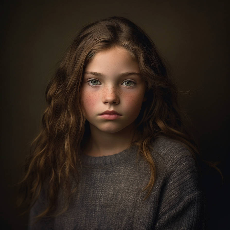 Portrait Of An 10 Year Old Girl By Devioustoc On Deviantart