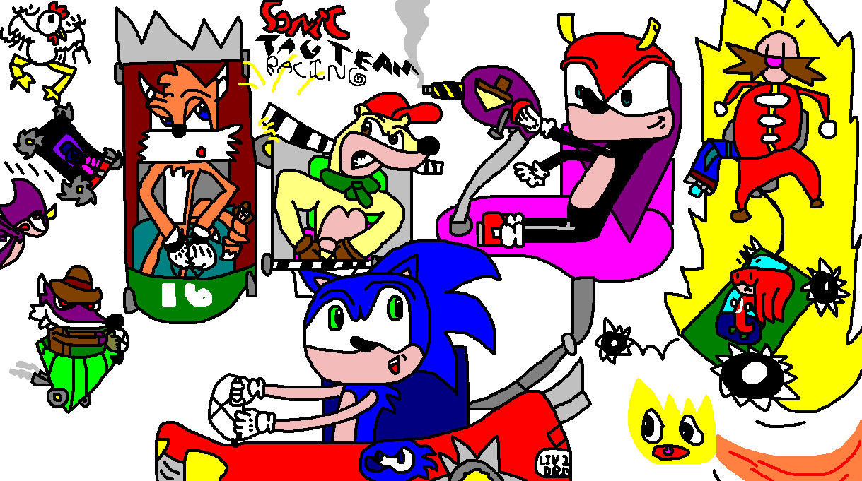 SoNiC tAg TeAm RaCiNg by Bandicooty on DeviantArt
