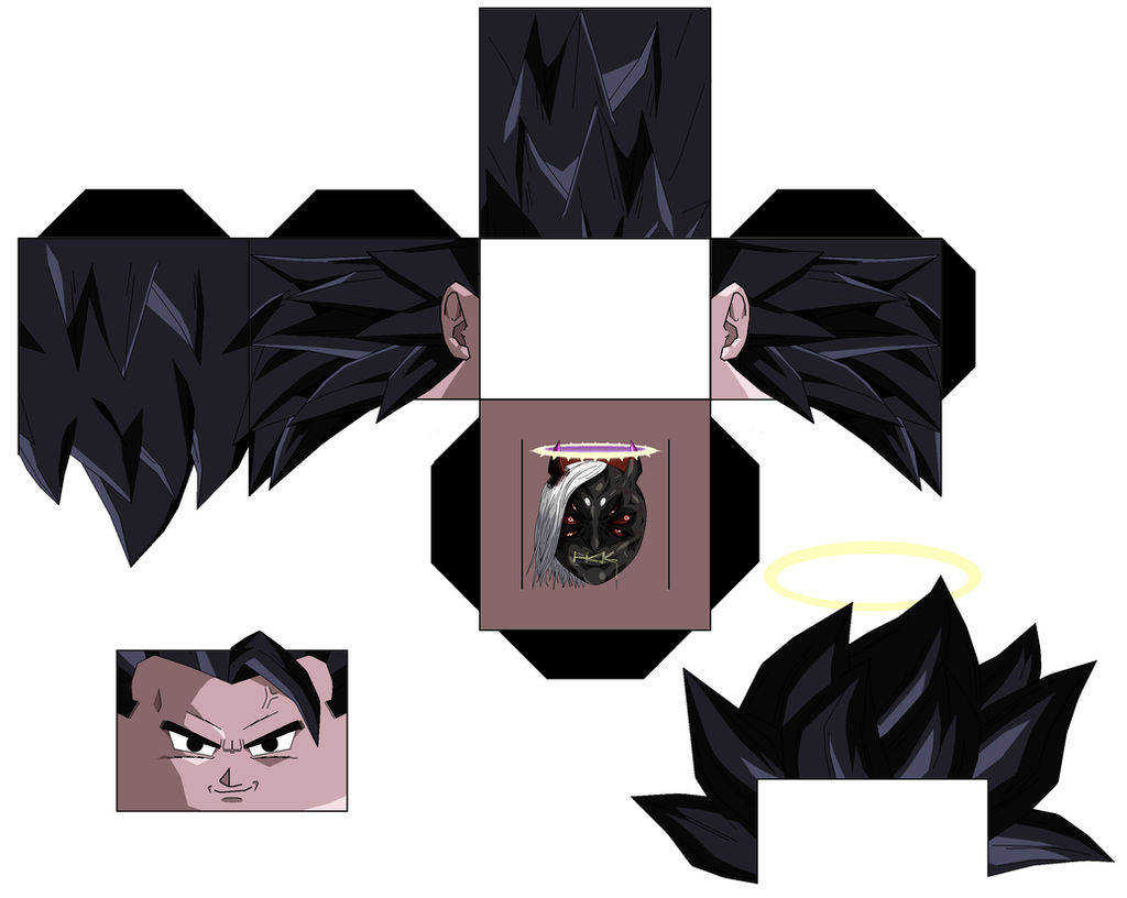 Turles Evil Saiyan Skots Head By Hollowkingking On Deviantart